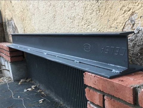 Dintel metálico IPN