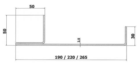 Dintel metálico ST y STM