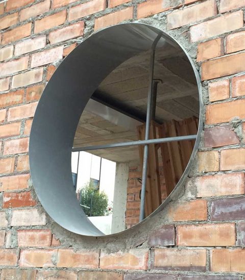 Dintel metálico circular